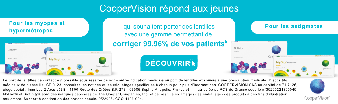 Site destiné aux professionnels | CooperVision France
